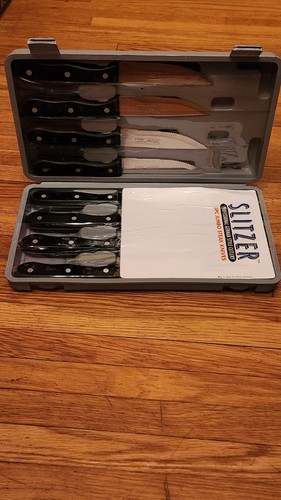 SLITZER 8 Knifes Set in Hard Carry Case New In Open Box | eBay