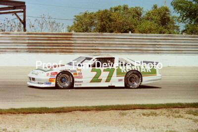 VINTAGE RACING PHOTO #1761-4; 1988 RUSTY WALLACE, MILWAUKEE MILE, ASA ...