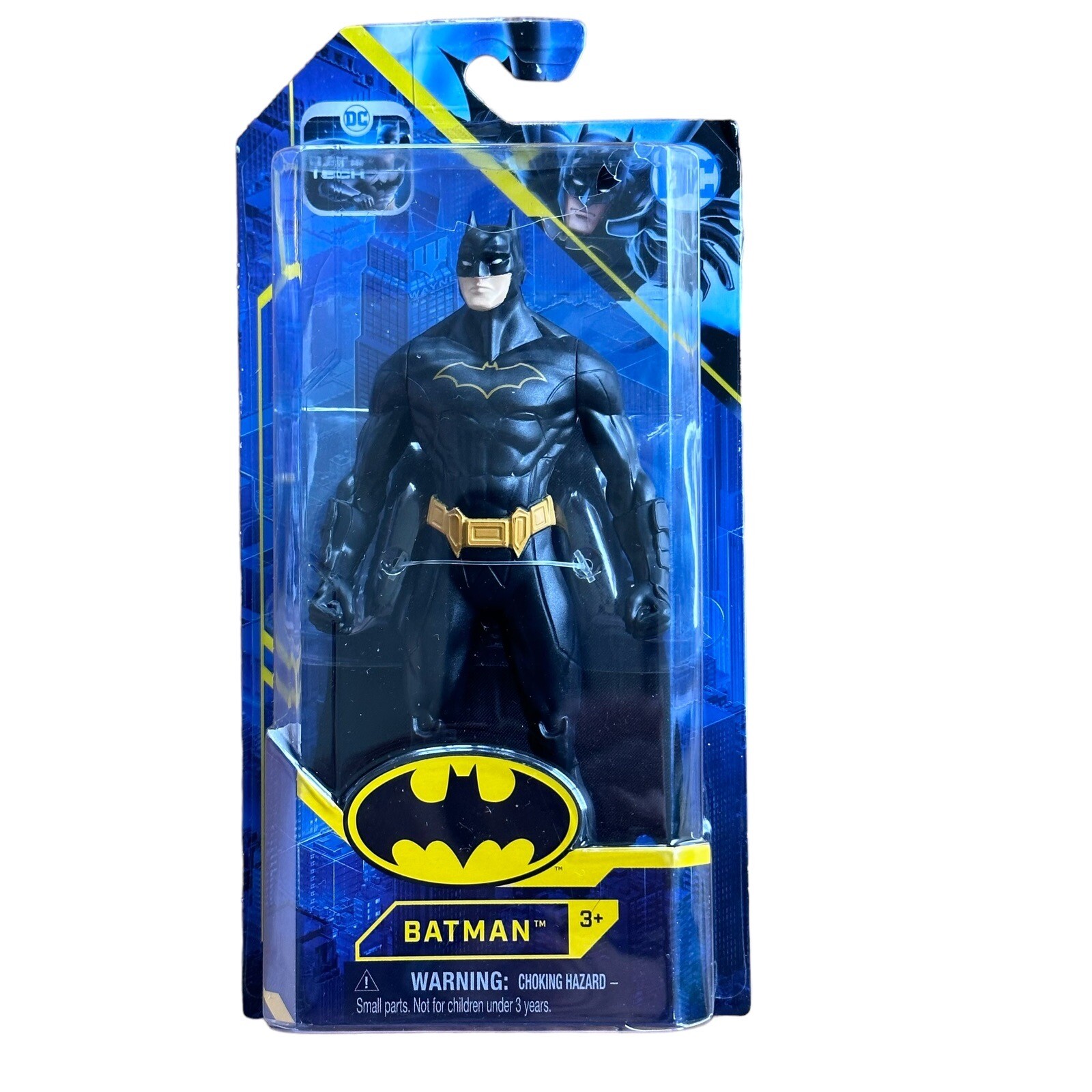 NEW Spin Master DC Comics Batman Action Figure in Black Suit 6-inch ...