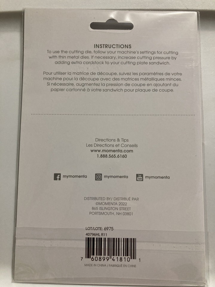 Momenta Card Mat Die Cutting Template Christmas Joy To The World 1pc A2 ...