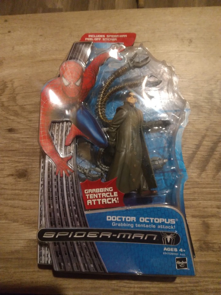 2007 Hasbro Spider-Man Doctor Octopus Grabbing Tentacle Attack Figure ...