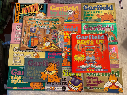 Lot of 15 Garfield Books by Jim Davis Comic Vintage Some 1st Edition | eBay