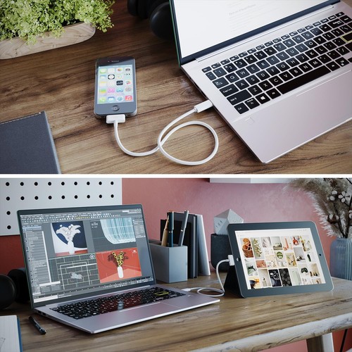 30-Pin to USB C Adapter Cable for iPhone, iPad, iPod – 6ft | eBay