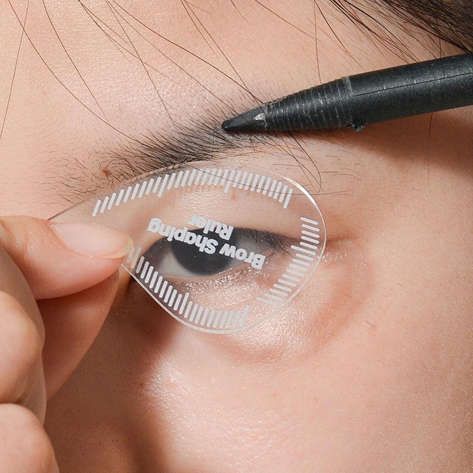 Eyebrow Stencil Shaper Tool Eyebrow drawing ruler C8Z9 | eBay