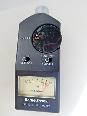 Sound & Audio Measurement - Radio Shack Sound Level Meter 33-2050