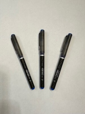 Ohto Fude-Ball Pens BLUE INK 1.5mm EXTRA BOLD Direct From Japan THREE ...