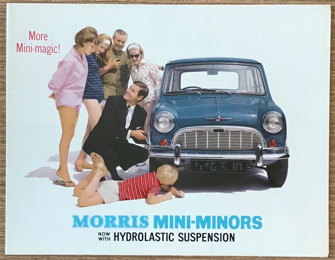 MORRIS MINI MINORS Car Sales Brochure Sept 1964-65 #H&E 6462 | eBay UK