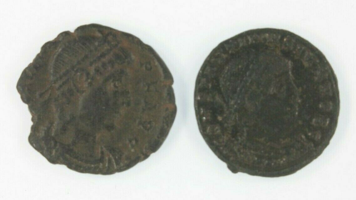 Ancient Roman 2-Coin Lot // Emperor Constantine the Great & Emperor ...