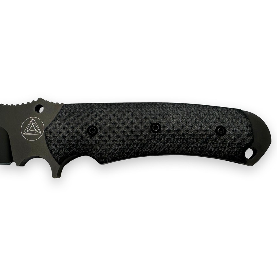 COMBATIVE EDGE SALUS G10 FOX Knife Fixed Blade Combat Military Survival ...