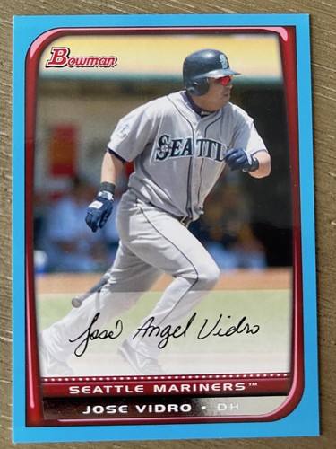 2008 Bowman #127 Jose Vidro Seattle Mariners SN Baseball Card | eBay