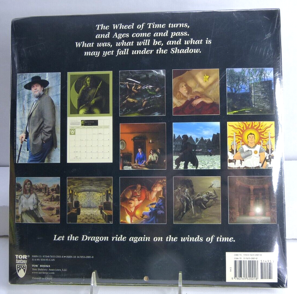 Robert Jordan’s Wheel of Time Calendar 2009 Unopened | eBay