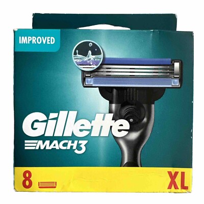 Gillette MACH3 Men's Razor Blades - 8 Pack 7702018263783 | eBay