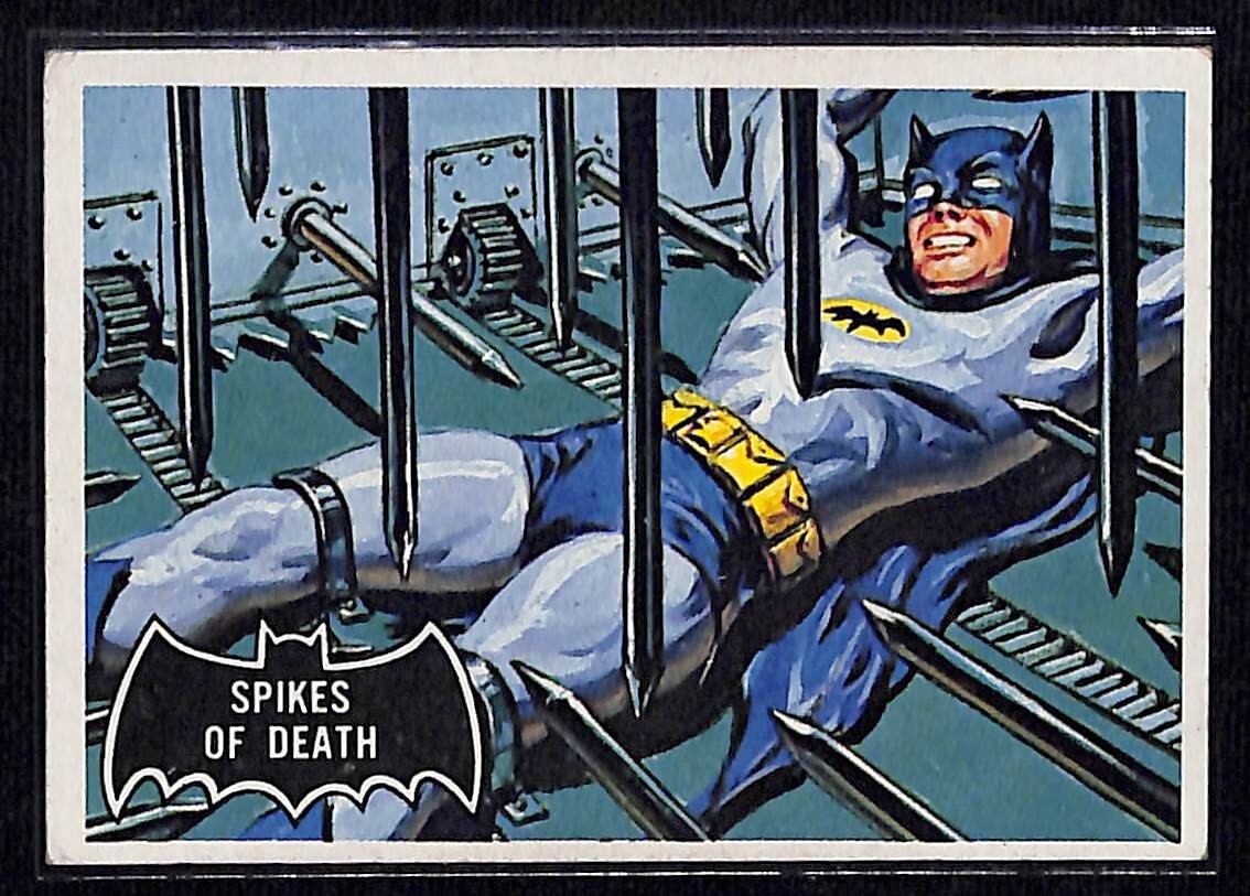 1966 Topps Batman Set-Break # 17 Spikes Of Death EX/NM Sharp! | eBay