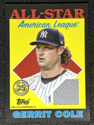 Gerrit Cole 2023 Topps ‘88 All Star Relic Black Parallel /199 | eBay