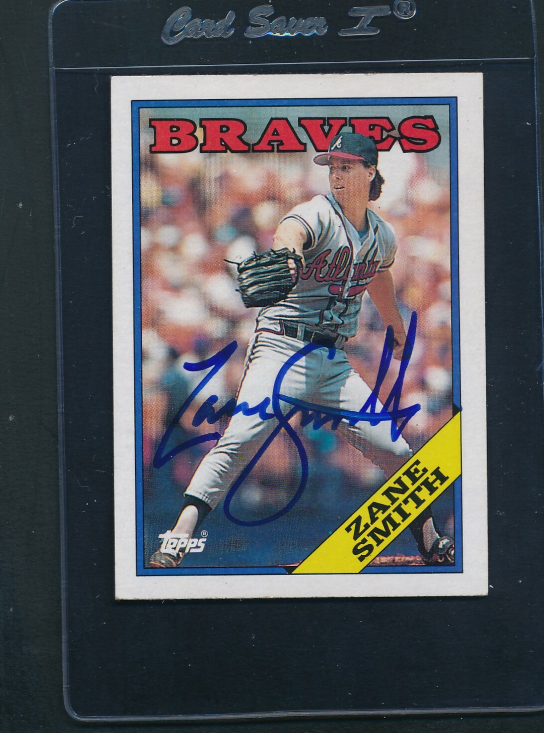 1988 Topps #297 Zane Smith Braves Signed Auto *E1924 | eBay