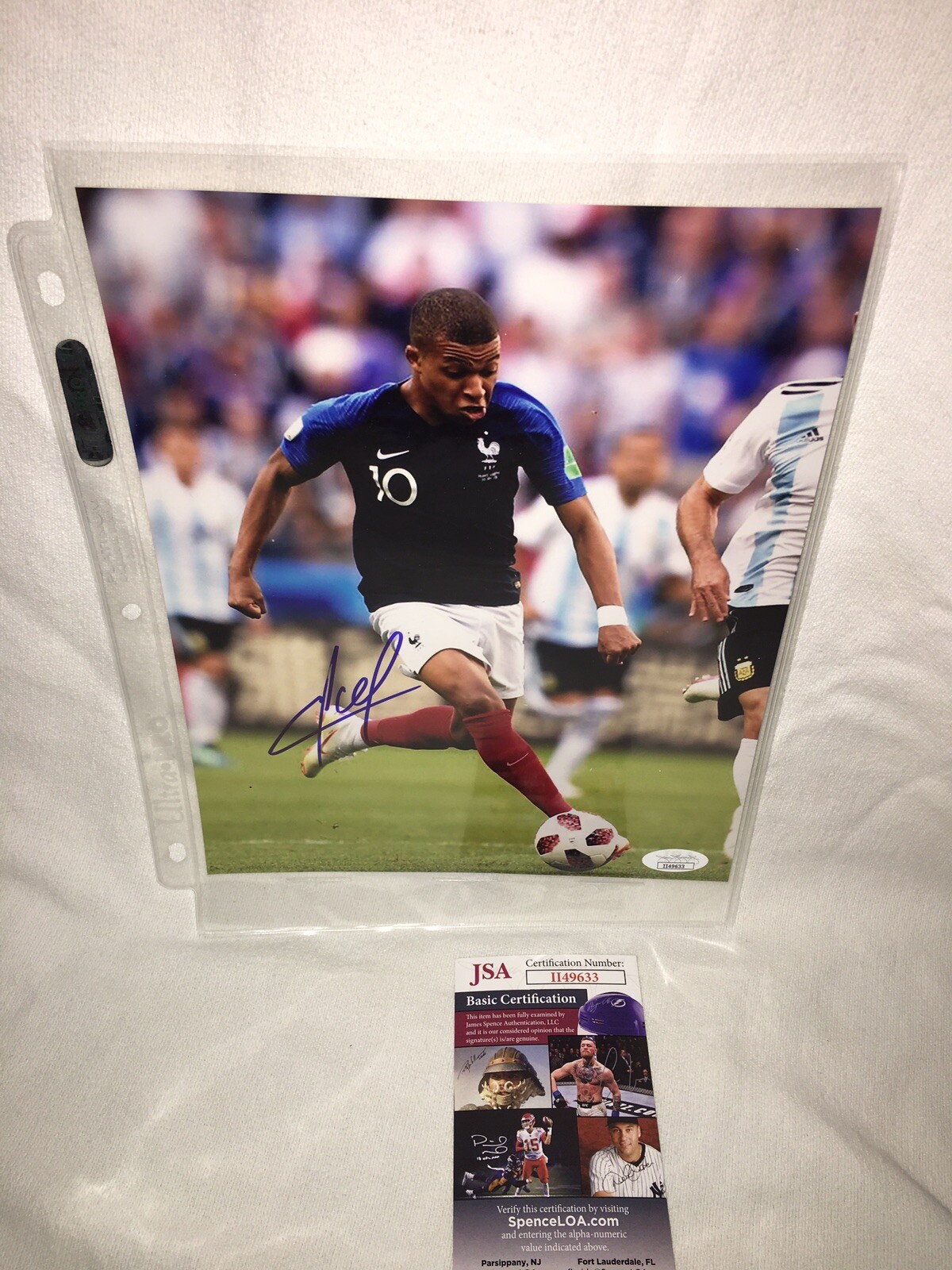 KYLIAN MBAPPE SIGNED AUTOGRAPH 8X10 PHOTO FRANCE JSA COA GOAT!!! | eBay