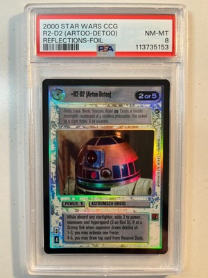 Decipher Star Wars CCG R2-D2 foil Reflections PSA NM-MT 8 | eBay