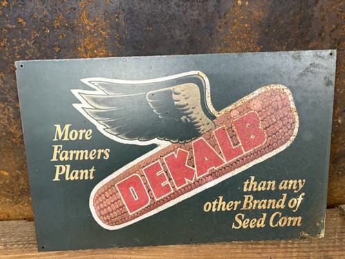 Vintage Sign Farm Bureau Can Feed Tractor Dekalb Corn Seed Pioneer ...