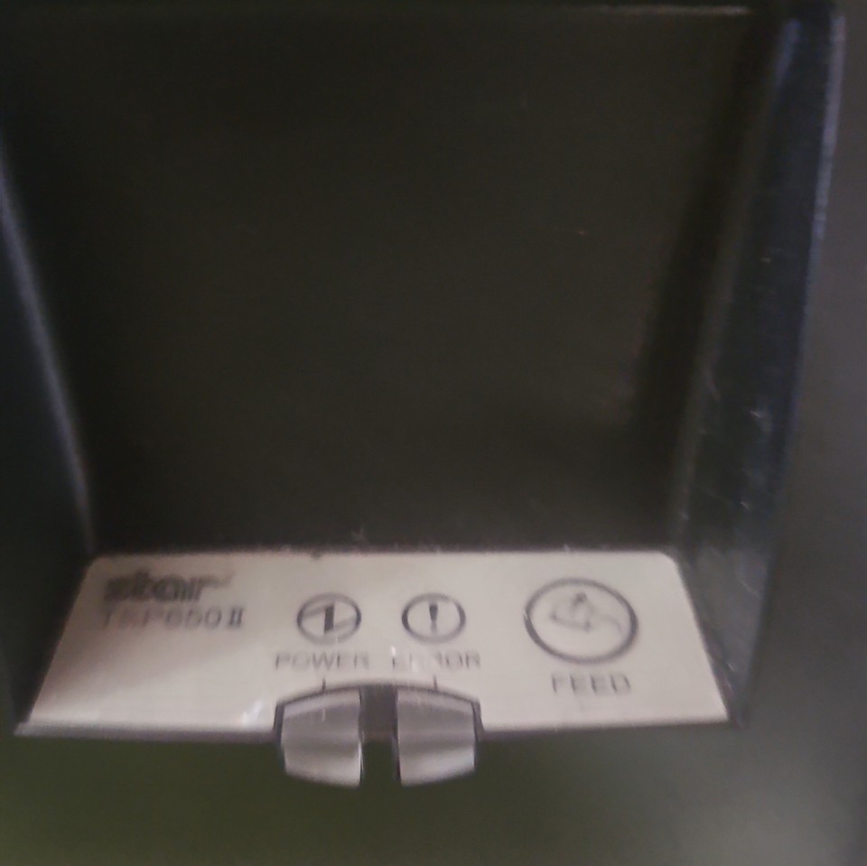 Star Micronics TSP650II Bluetooth Black + Adapter - TESTED - No Connect ...