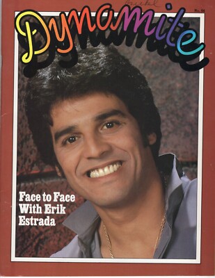 DYNAMITE Magazine #64 1979 Eric CHIPS Estrada BEE GEES POSTER Robin ...