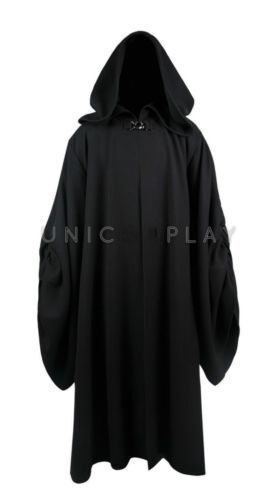 Star Wars Emperor Palpatine Darth Sidious Robe Cosplay Costume Black | eBay
