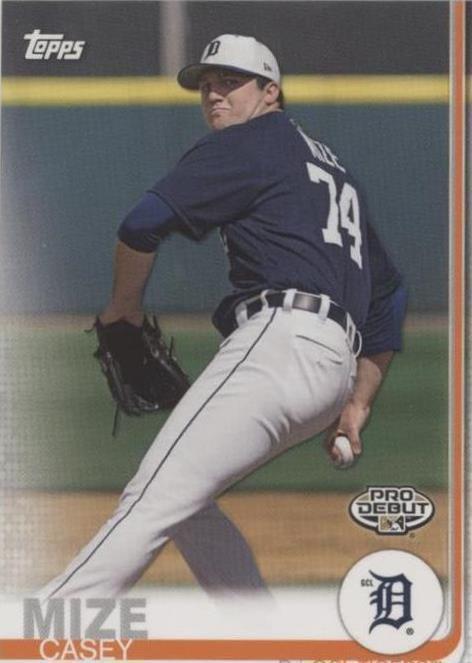 2019 Topps Pro Debut - Casey Mize #200 Dark Blue Jersey (RC) for sale ...