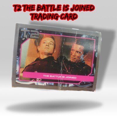 TERMINATOR 2 T2 TRADING CARD ARNOLD SCHWARZENEGGER: THE BATTLE IS ...