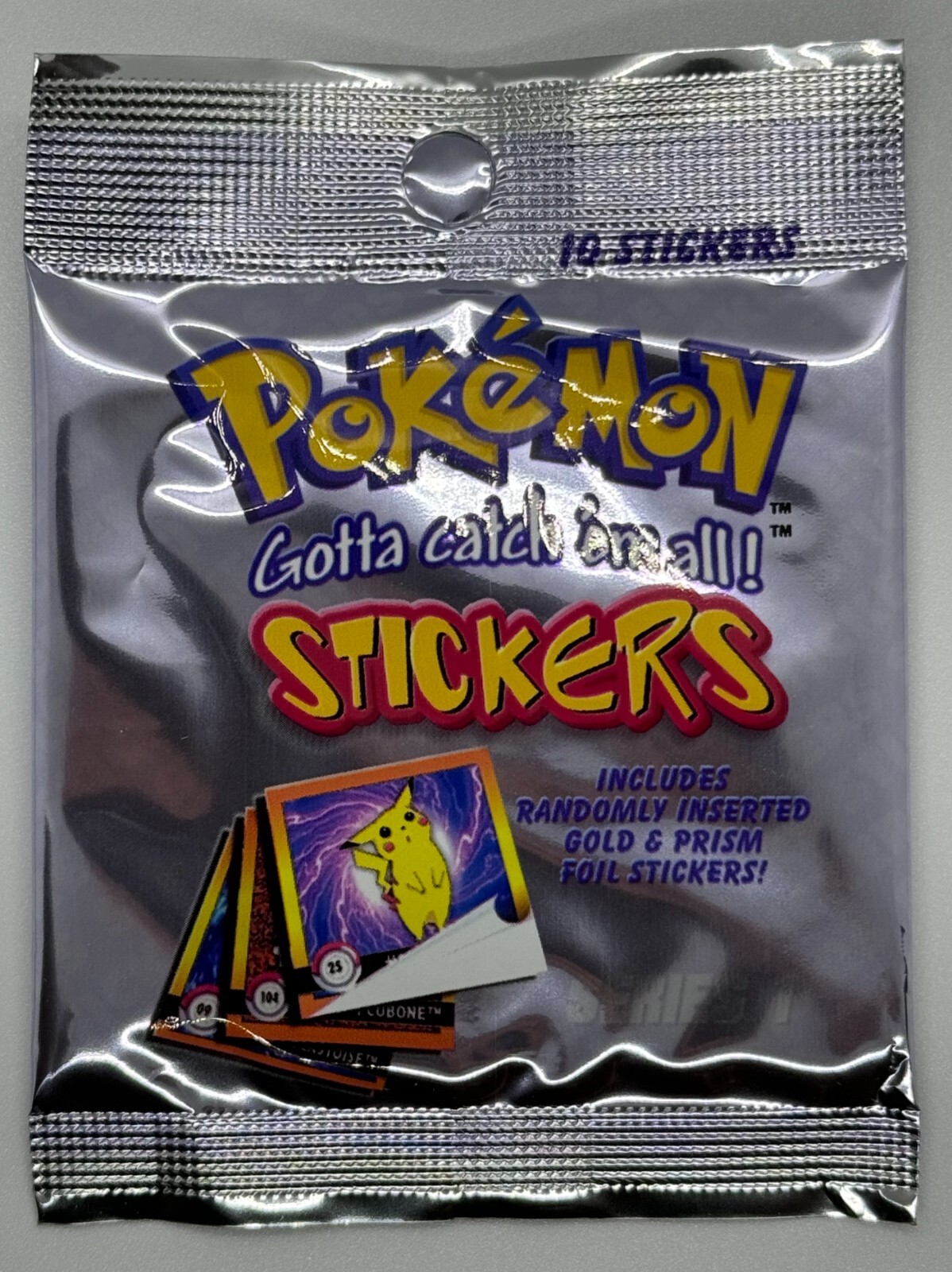 1999 Pokemon Artbox Stickers Series 1 Factory Sealed Booster Packs 1, 3 ...