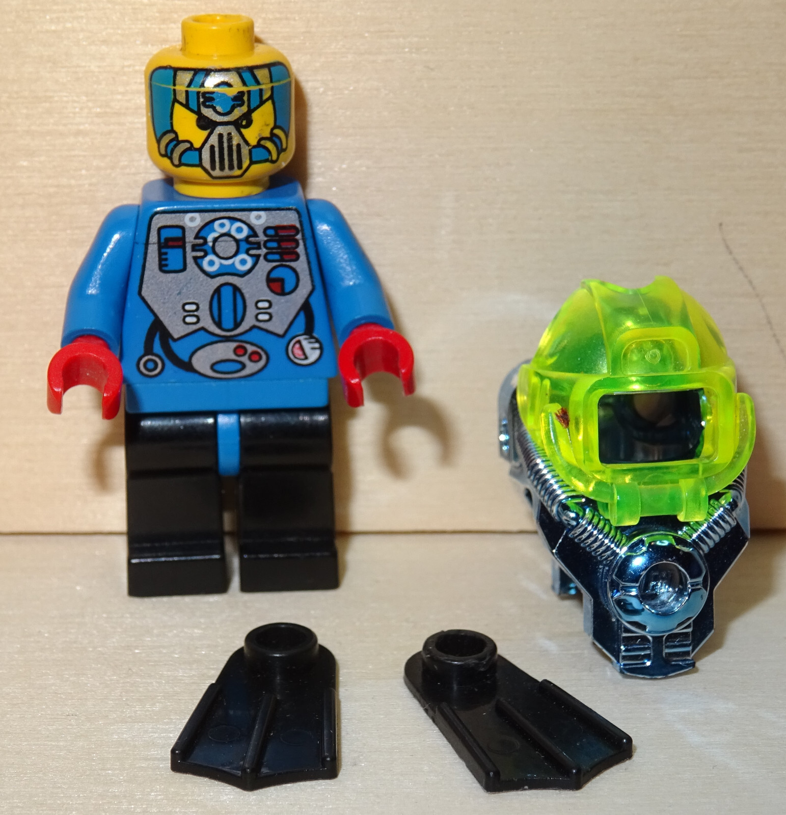G3146 Lego aqu031 Minifig Aquazone Hydronauts Captain Hank Hydro mit ...
