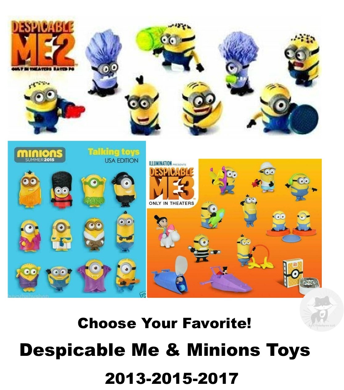 McDonald's Despicable Me & Minions Toys-Pick! | eBay