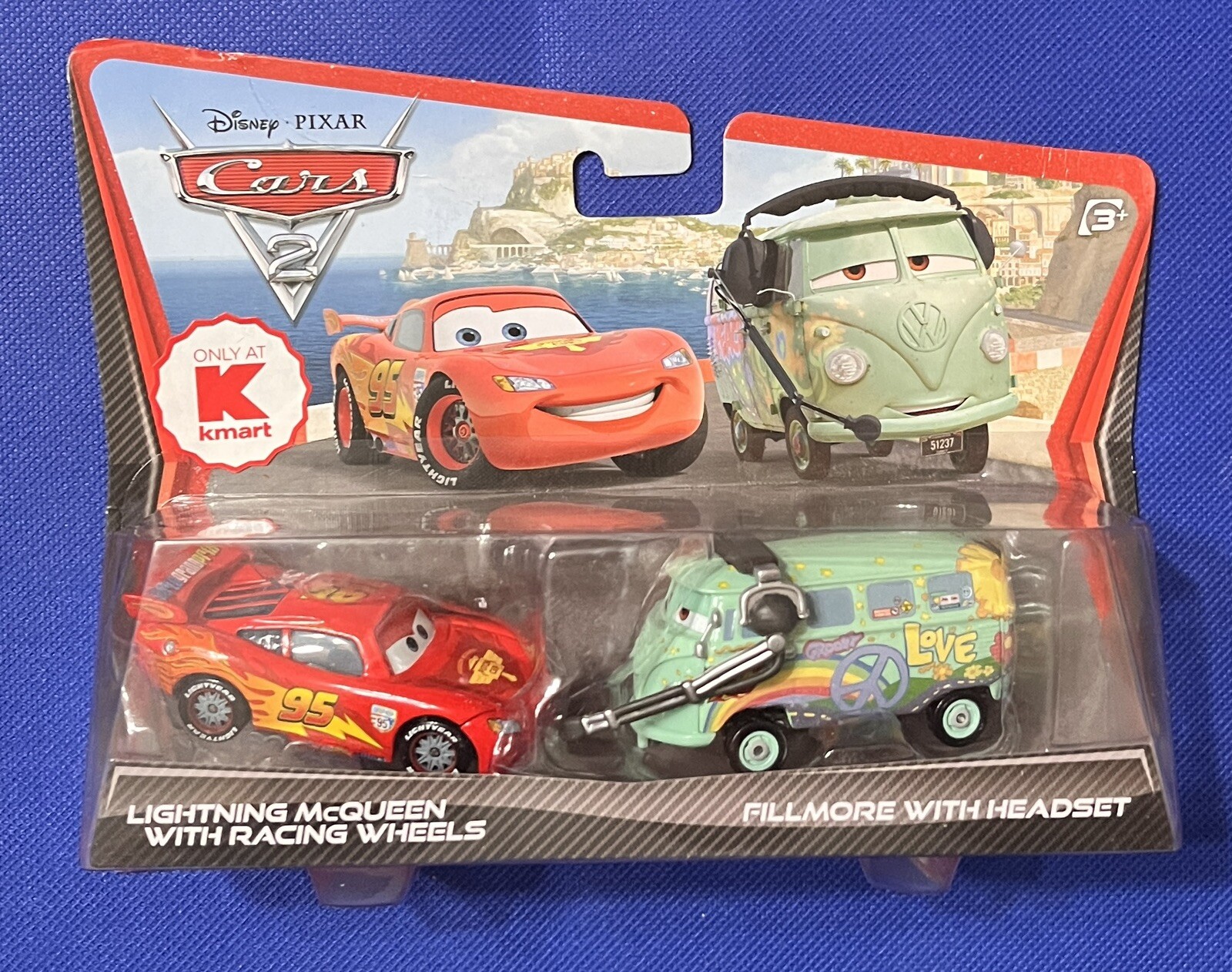 2-Pack Disney Pixar Cars 2 “RACE TEAM MATER” and “SAL MACHIANI” New In ...