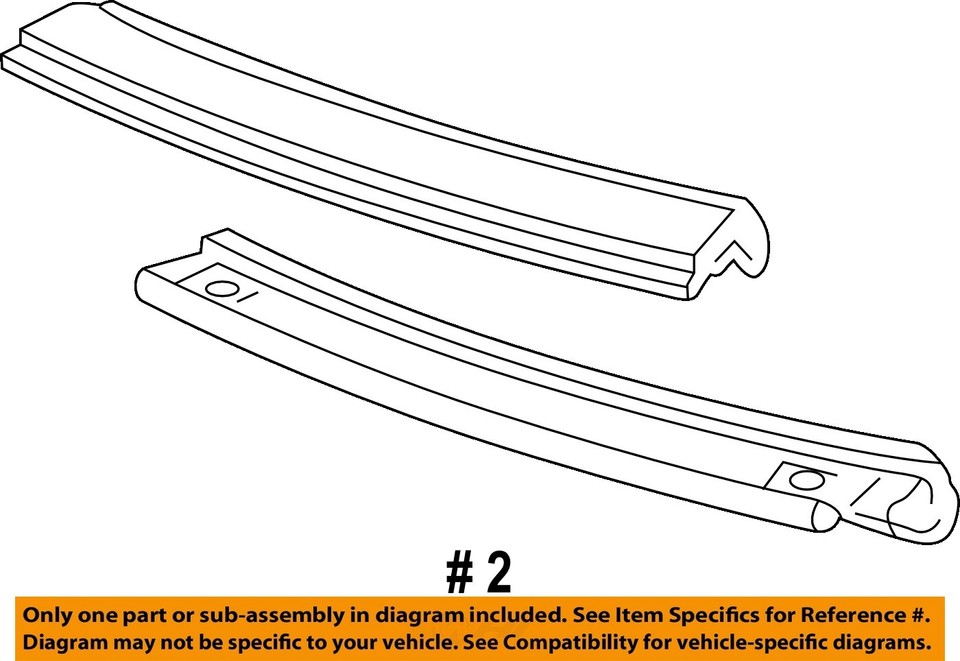 GM OEM 96-24 Express 1500 Roof Roof Components-W'shield Header 19256761 ...