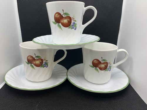 Corelle Chutney Cups And Saucers, 3 Sets 6 Pieces | eBay