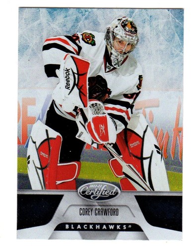 Corey Crawford CHICAGO BLACKHAWKS Goalie 2011-12 Panini Certified #93 ...