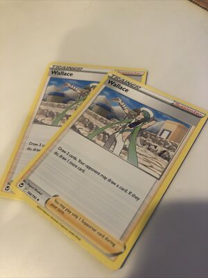 Wallace 166/195 - Silver Tempest Pokemon Playset - X2 Trainer Supporter ...