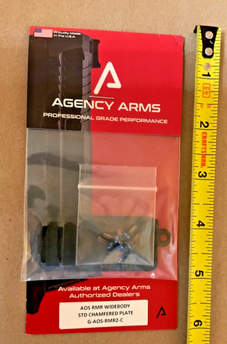 AGENCY ARMS AOS RMR WIDEBODY STD CHAMFERED PLATE G-AOS-RMR2-C | eBay