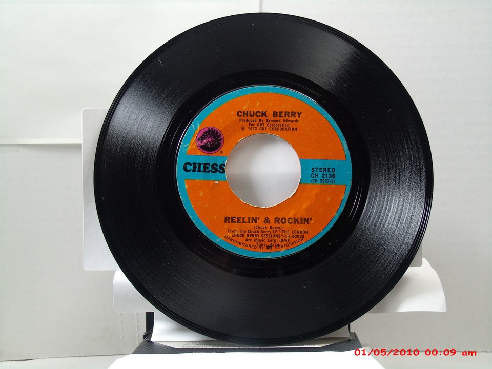 CHUCK BERRY -(45)- REELIN' & ROCKIN' / LET'S BOOGIE - CHESS STEREO 2136 ...