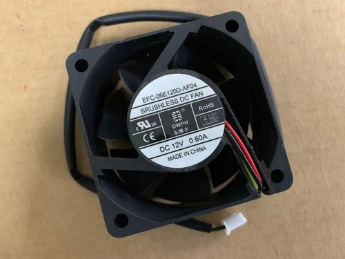 1PC DWPH EFC-06E12D-AF04 6025 12V 0.60A 6CM 3-wire chassis cooling fan ...