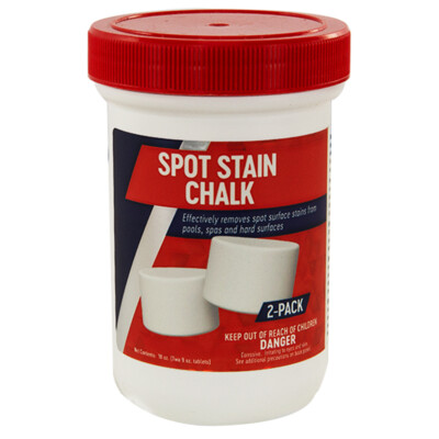Pool and Spa Spot Stain Chalk | 9 oz Tablets 2 pack | eBay