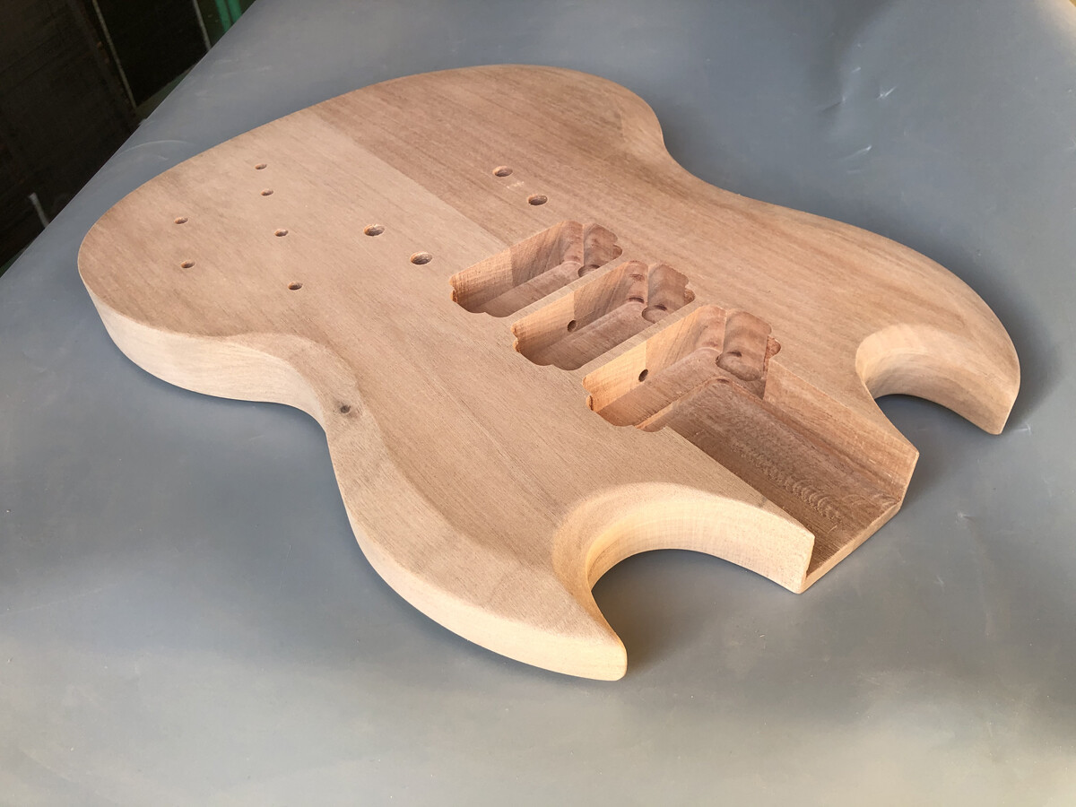 Mahogany Guitar Body SG Style Guitar Replacement guitar bodies Three ...