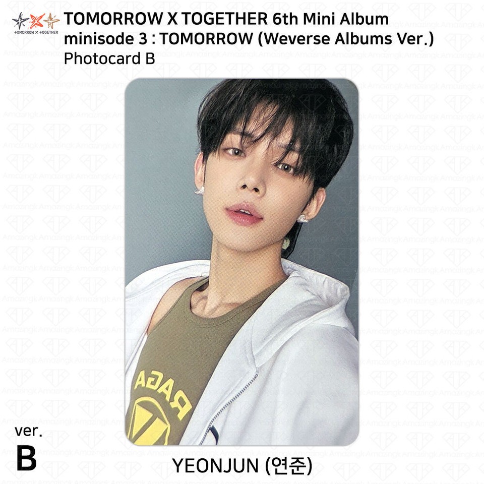 TXT Tomorrow X Together minisode 3: TOMORROW Photocard Postcard Poster ...