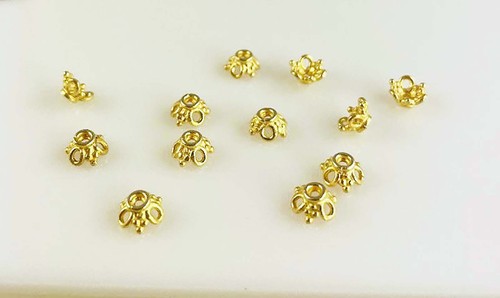 Vermeil Sterling Silver Bead Caps 6mm Orphan Lot Grapes | eBay