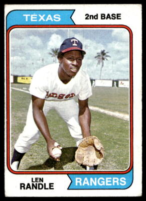 Len Randle 1974 Topps 446 Texas Rangers Baseball Card | eBay