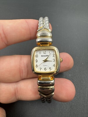 VTG Sharp Genuine Diamond Quartz Women’s Watch SHP2022 358 PC21 Work ...