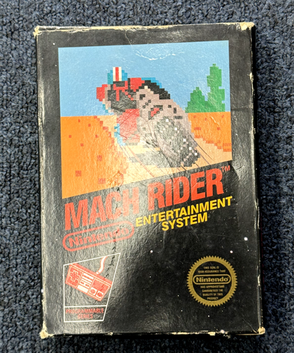 Mach Rider (Nintendo Entertainment System, 1985) Complete in Box CIB ...