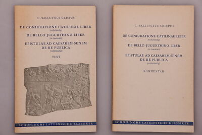 139090 Crispus DE CONIURATIONE CATILINAE LIBER Text und Kommentar 2 Bde ...