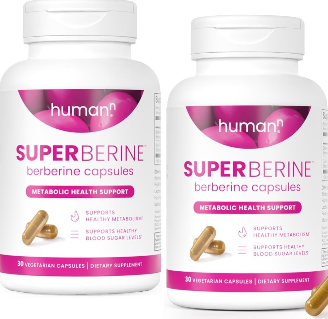 2 -Humann Super Berine Berberine Capsules Metabolism Blood Sugar Suport ...