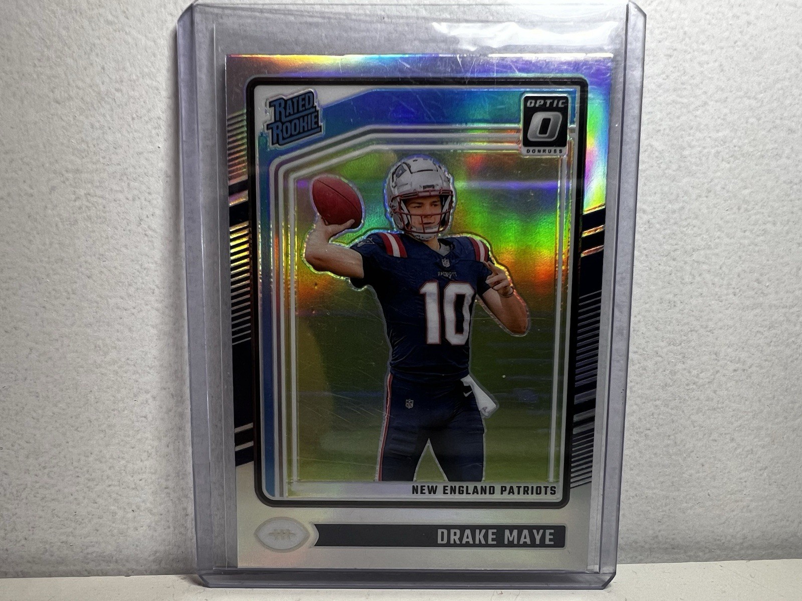Drake Maye 2024 Optic #229 Holo Price Guide - Sports Card Investor