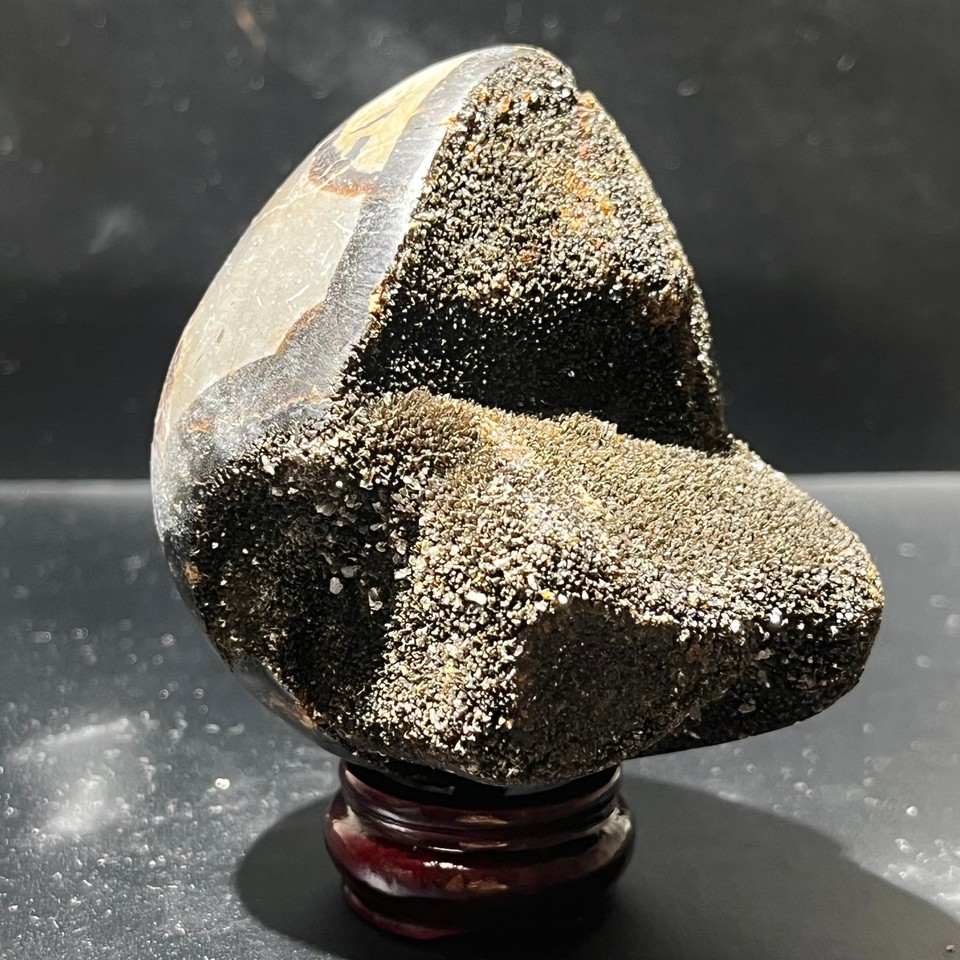 387G Natural Turtle Back Stone Egg Shape Dragon Crystal Crack Gem ...