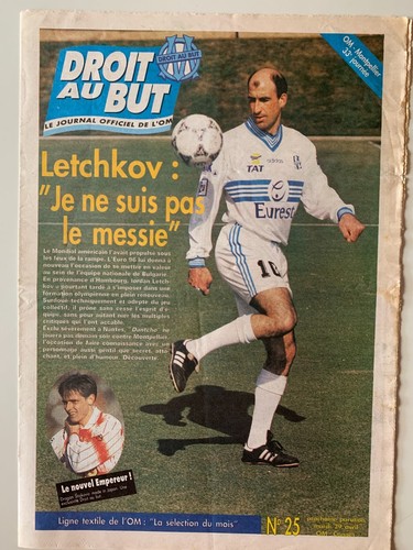 DROIT AU BUT N°25 1997 MARSEILLE - MONTPELLIER - LETCHKOV - STOJKOVIC ...